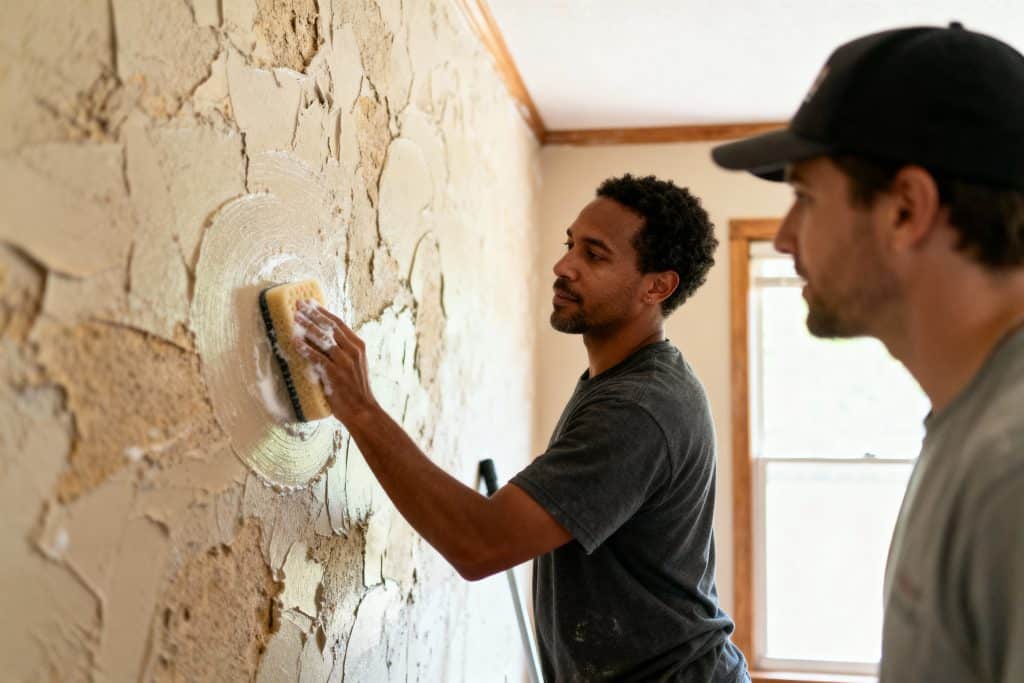 How to clean textured interior walls for best results