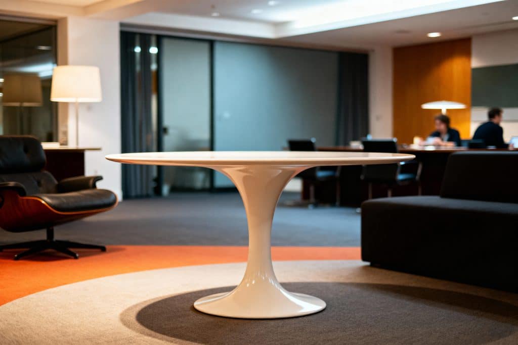 What makes the tulip table Eero Saarinen a design icon?